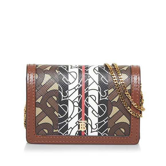 Burberry | Bags | Burberry Monogram Stripe Jessie Tb Wallet On Chain ...